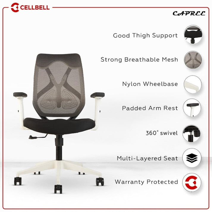 Capree C190 Mesh Office Mid Back Executive Chair