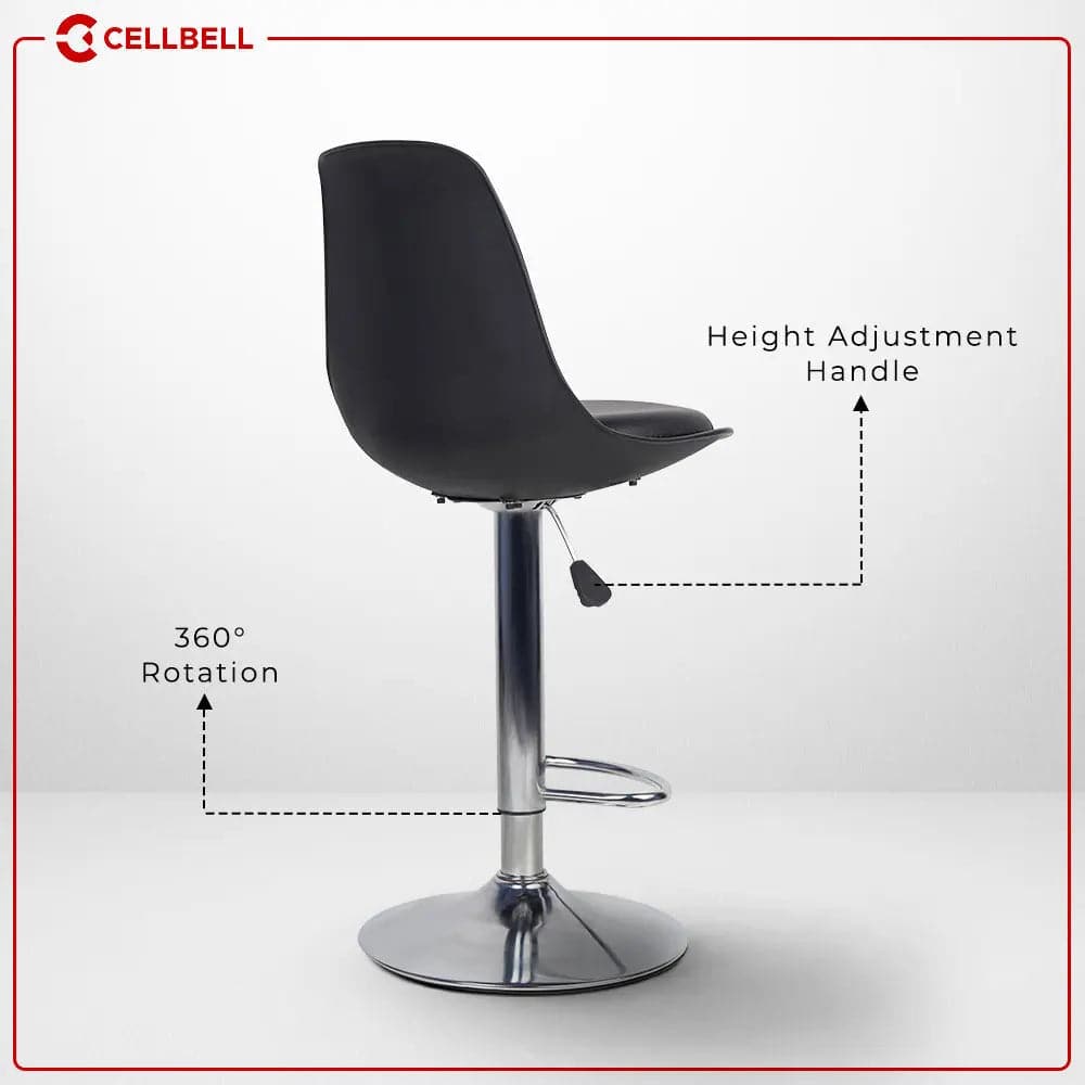 Fiber High Bar Stools Chairs - Buy Barstools Online - CELLBELL
