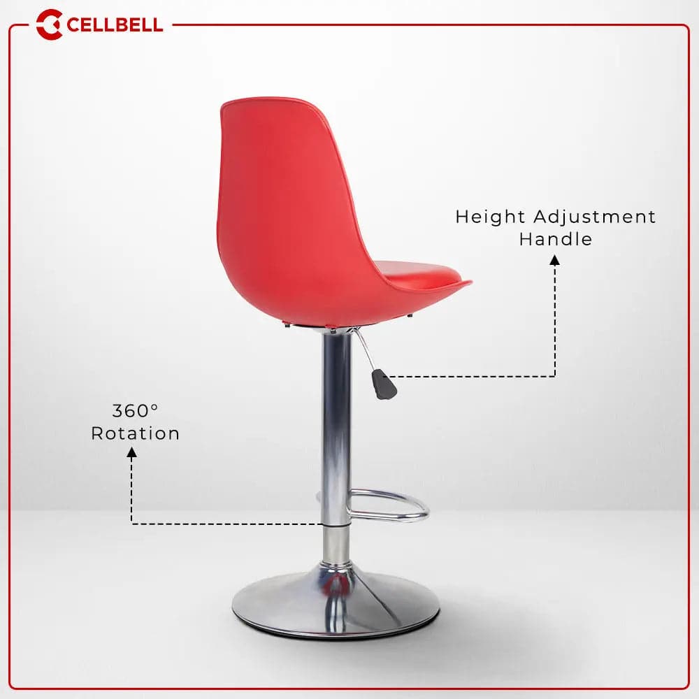 Fiber High Bar Stools Chairs - Buy Barstools Online - CELLBELL