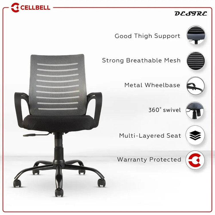 Buy Office Chair Online| Ergonomic Chair at Best Price - Cellbell